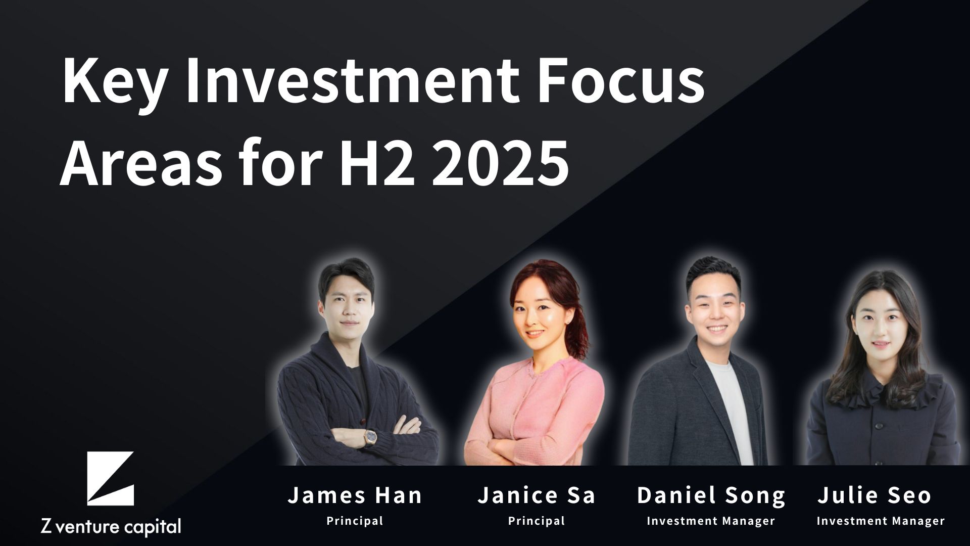 Key Investment Focus Areas for H2 2025 / Korea – ZVC